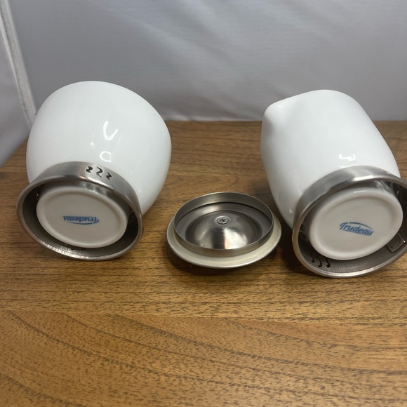 Trudeau | Kitchen | Trudeau Bianca White Porcelain Sugar And Creamer ...